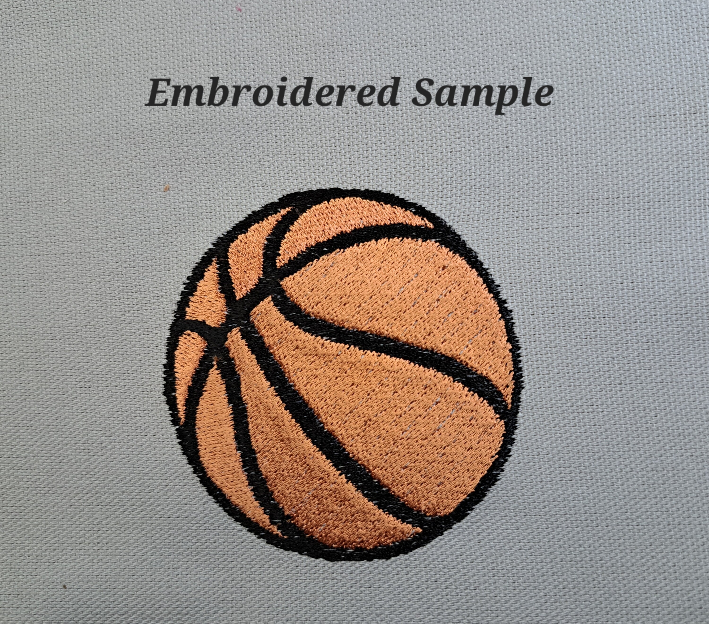 Basketball Machine Embroidery Design 7 Sizes Mini - Etsy