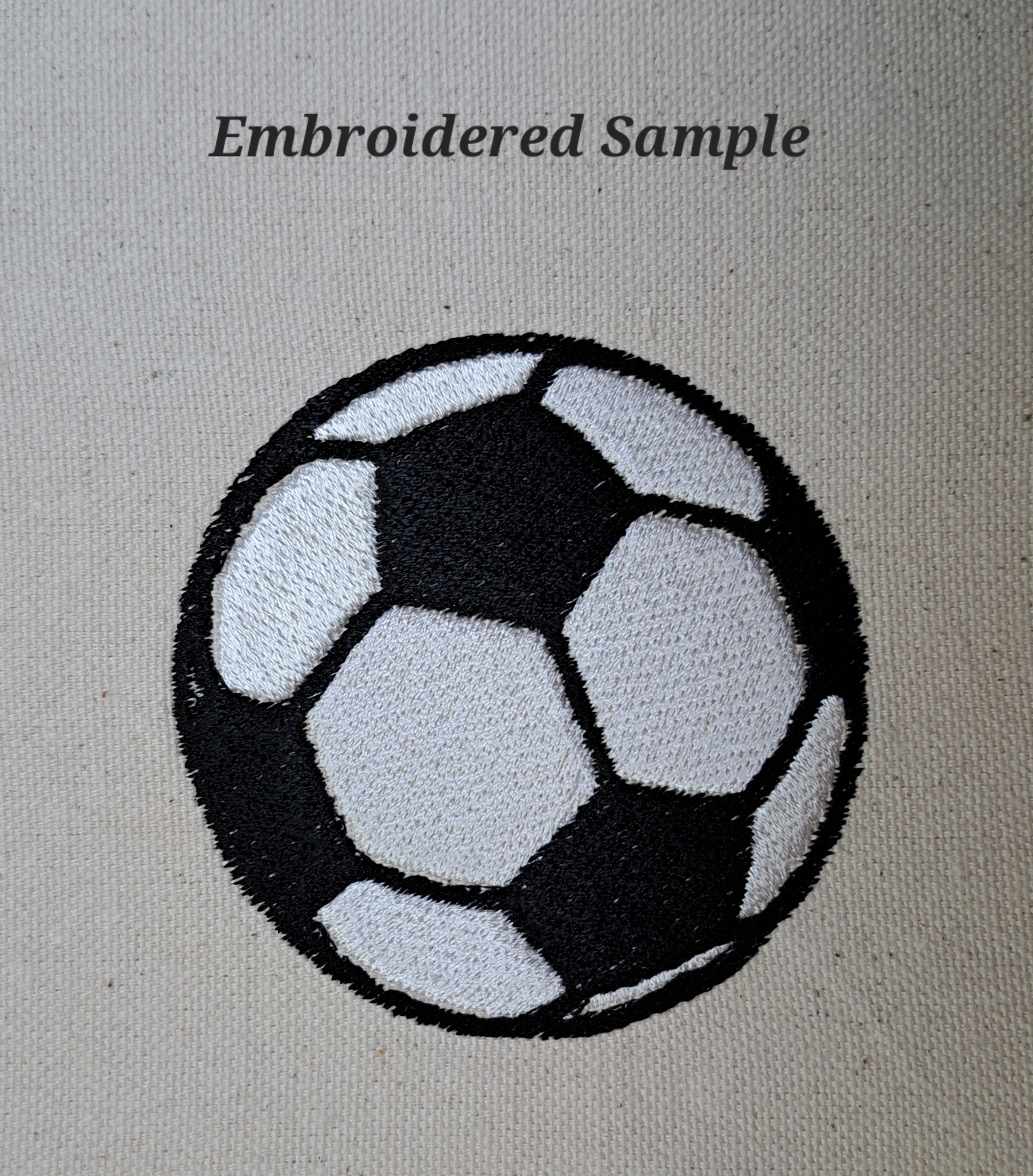 Soccer Ball Machine Embroidery Design: 7 Sizes (instant Download) - Etsy