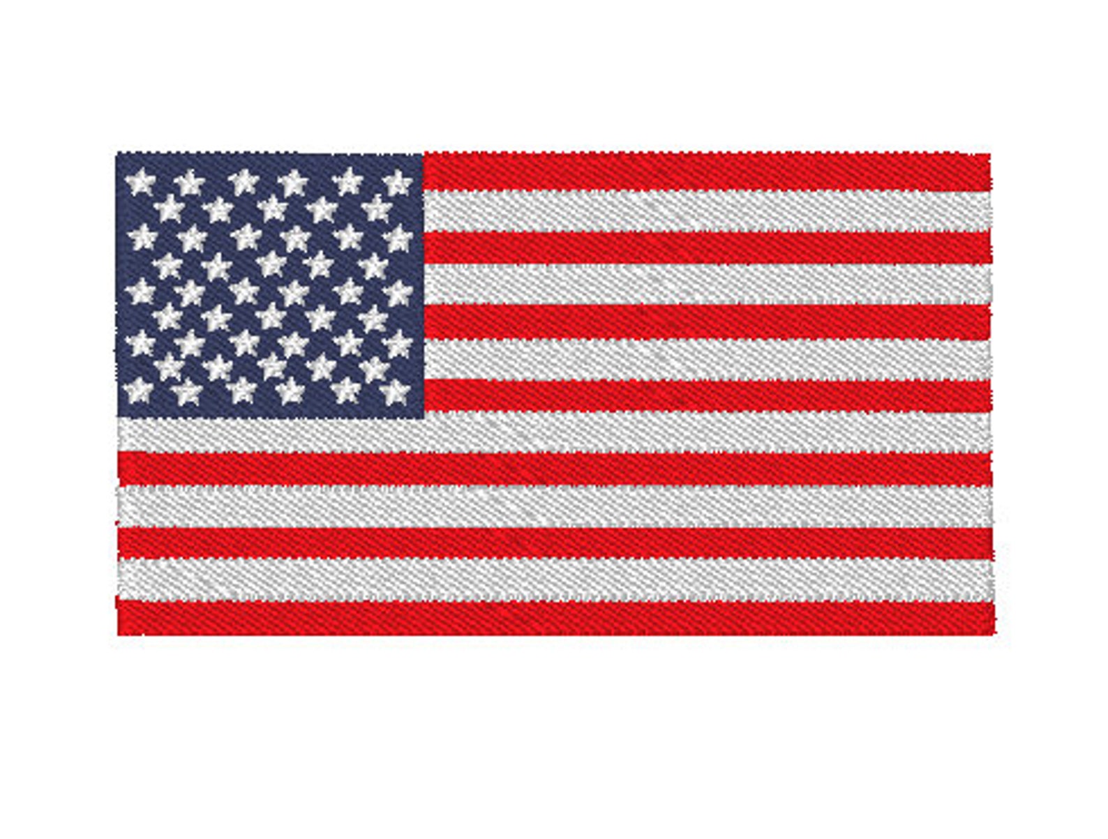 American Flag Machine Embroidery Design 4 Sizes Bonus 3 - Etsy