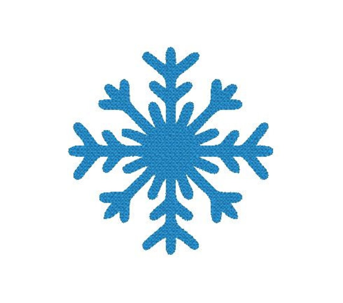 Winter Snowflake Machine Embroidery Design 7 Sizes - Etsy