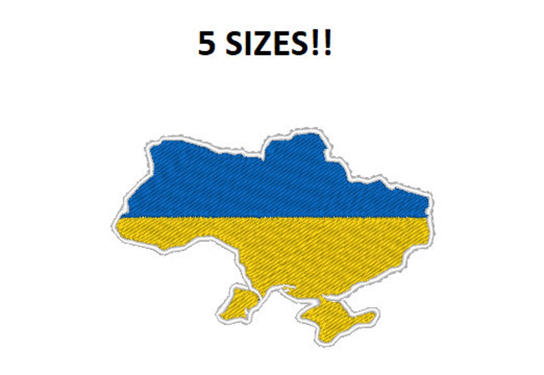 Ukraine Machine Embroidery Design - 5 Sizes - Mini Ukraine Embroidery ...