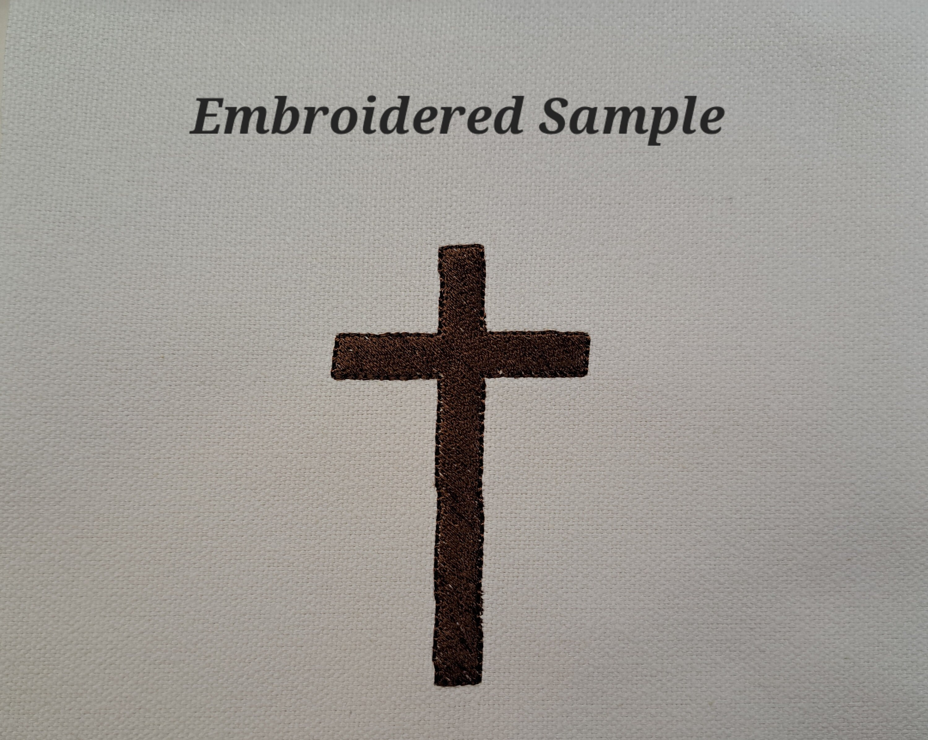 Christian Cross Embroidery Design: 8 Sizes (instant Download) - Etsy