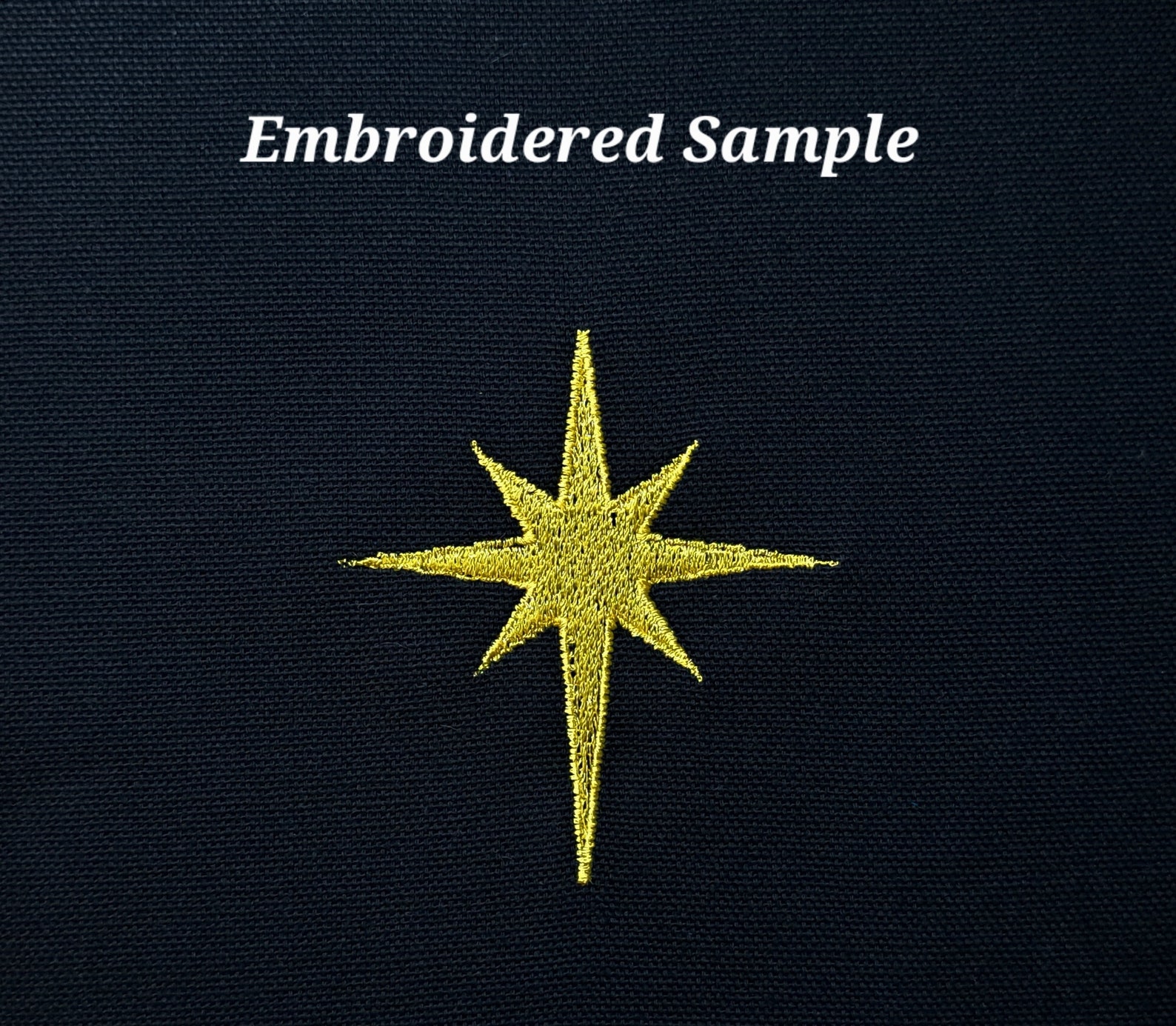 Christmas Star Machine Embroidery Design 9 Sizes Holiday - Etsy