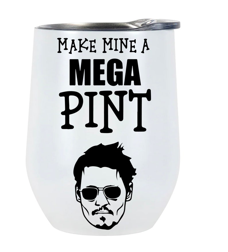 Johnny Depp Make Mine a Mega Pint - Etsy Canada