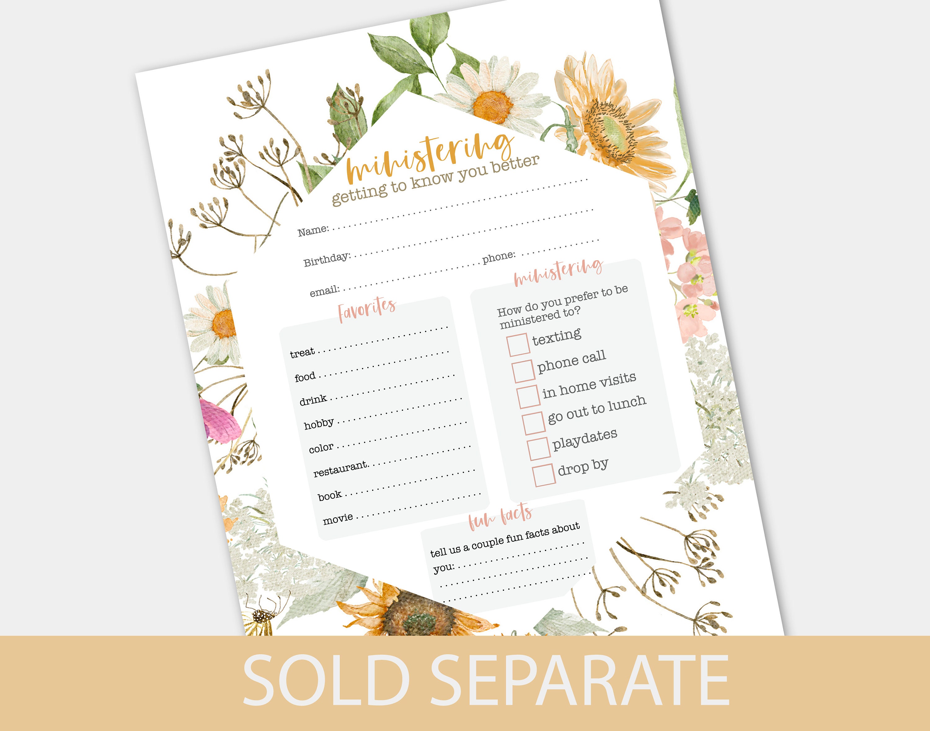 50 Ministering Ideas Printable for Relief Society, Relief Society 50 ...