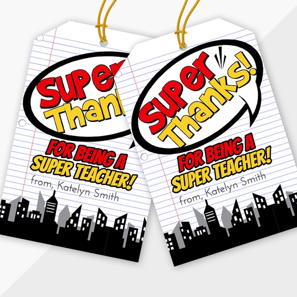 Superhero Teacher - Etsy