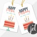 Happy Birthday Cake Printable Editable Tags, Cute Modern Birthday Cake ...