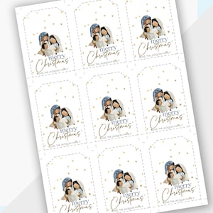 EDITABLE Nativity Christmas Tag. Easy to Edit With Text, Fast to Print ...