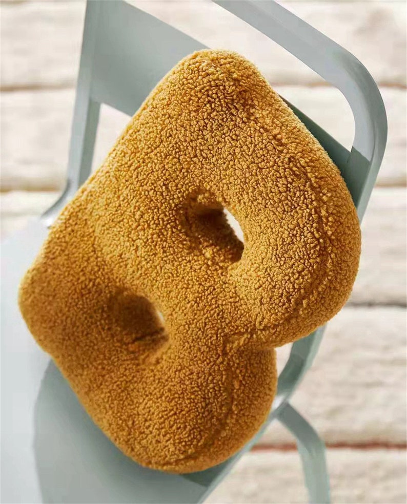 Cuddly Letter Pillow/alphabet Cushion/number Decor | Etsy