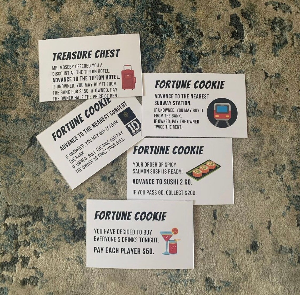 Full Custom Monopoly Board Game With All Cards digital Christmas ...