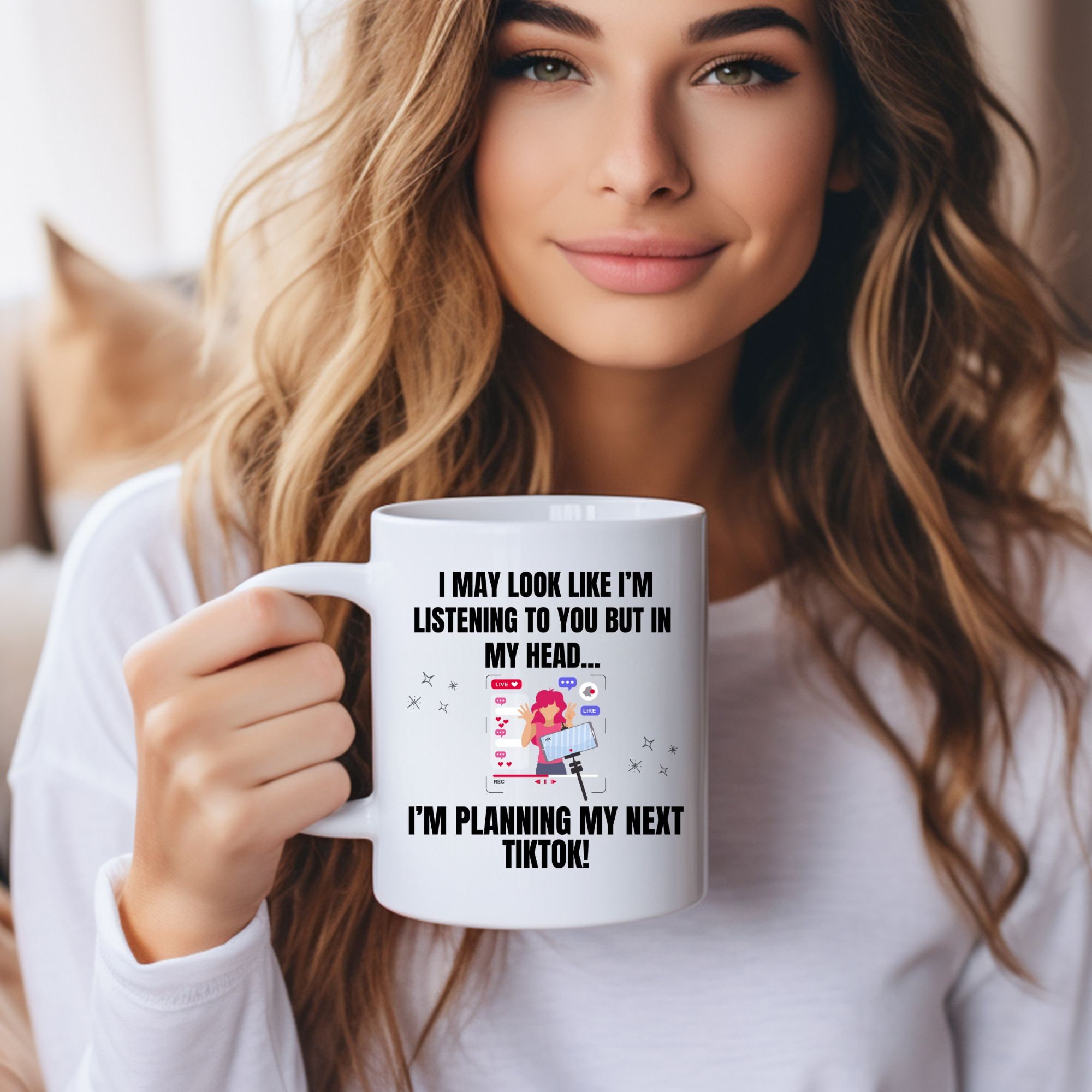 Tiktok Mug, Tiktok Lover Mug, Tiktok Addict Mug, Social Media Lover ...