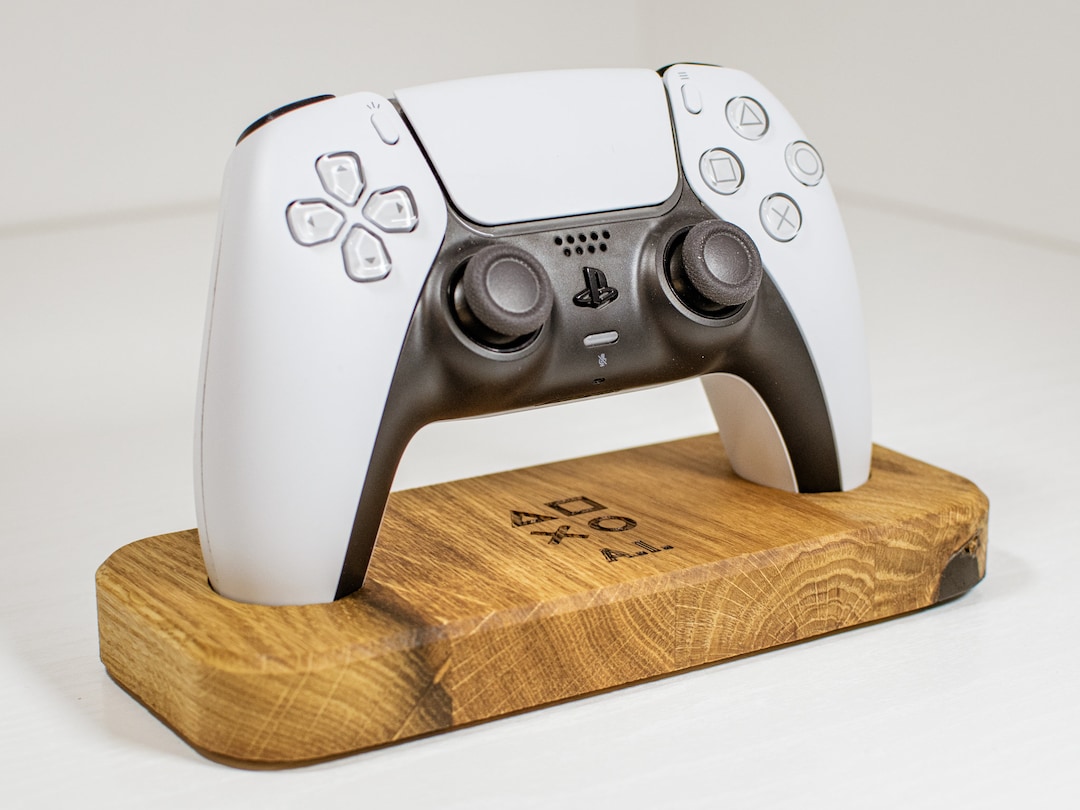 Dualsense Controller Halter Aus Holz - Premium Gaming-organizer Für PS5 ...