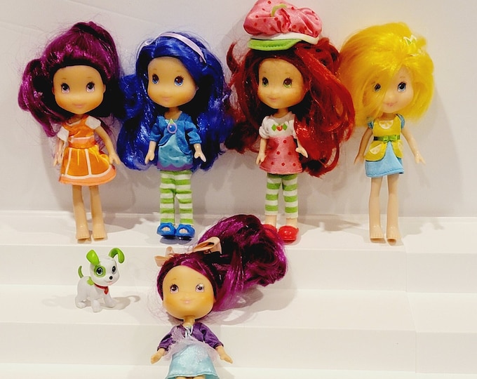 Strawberry Shortcake & Friends Berry Best 6” Inch Dolls Hasbro Lot - Etsy
