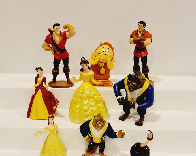 Disney Beauty and the Beast PVC Figures Set - Etsy