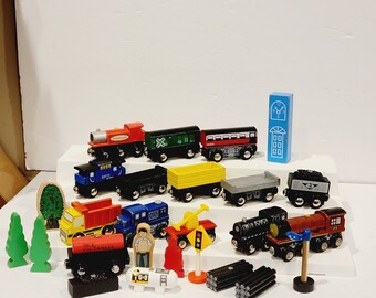 Toys R Us Imaginarium Wooden Train Set - Etsy