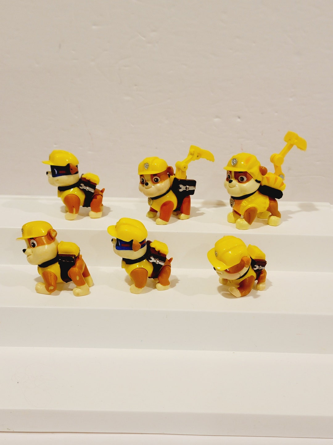 Paw Patrol Rubble Action Figure Set - Etsy