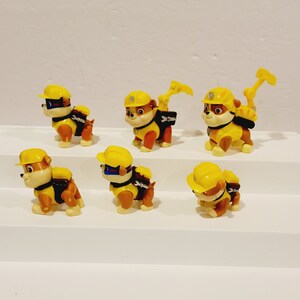 Paw Patrol Rubble Action Figure Set - Etsy
