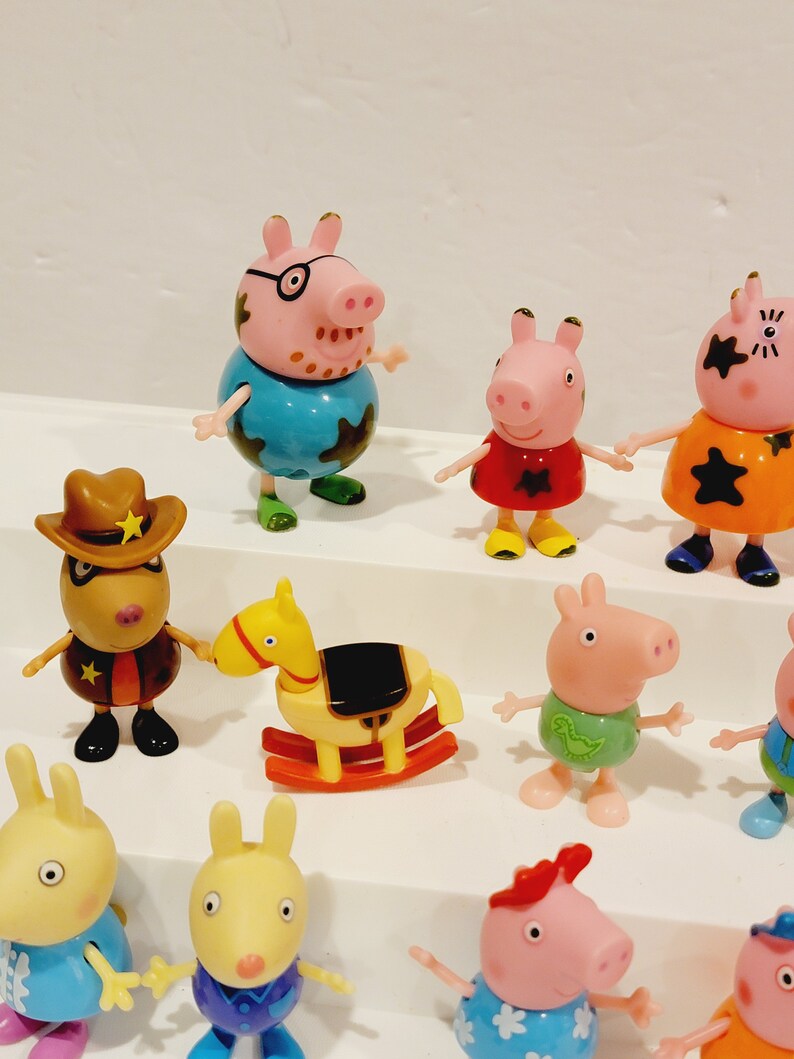 Peppa Pig Action Figure Set - Etsy