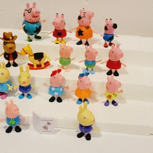 Peppa Pig Action Figure Set - Etsy