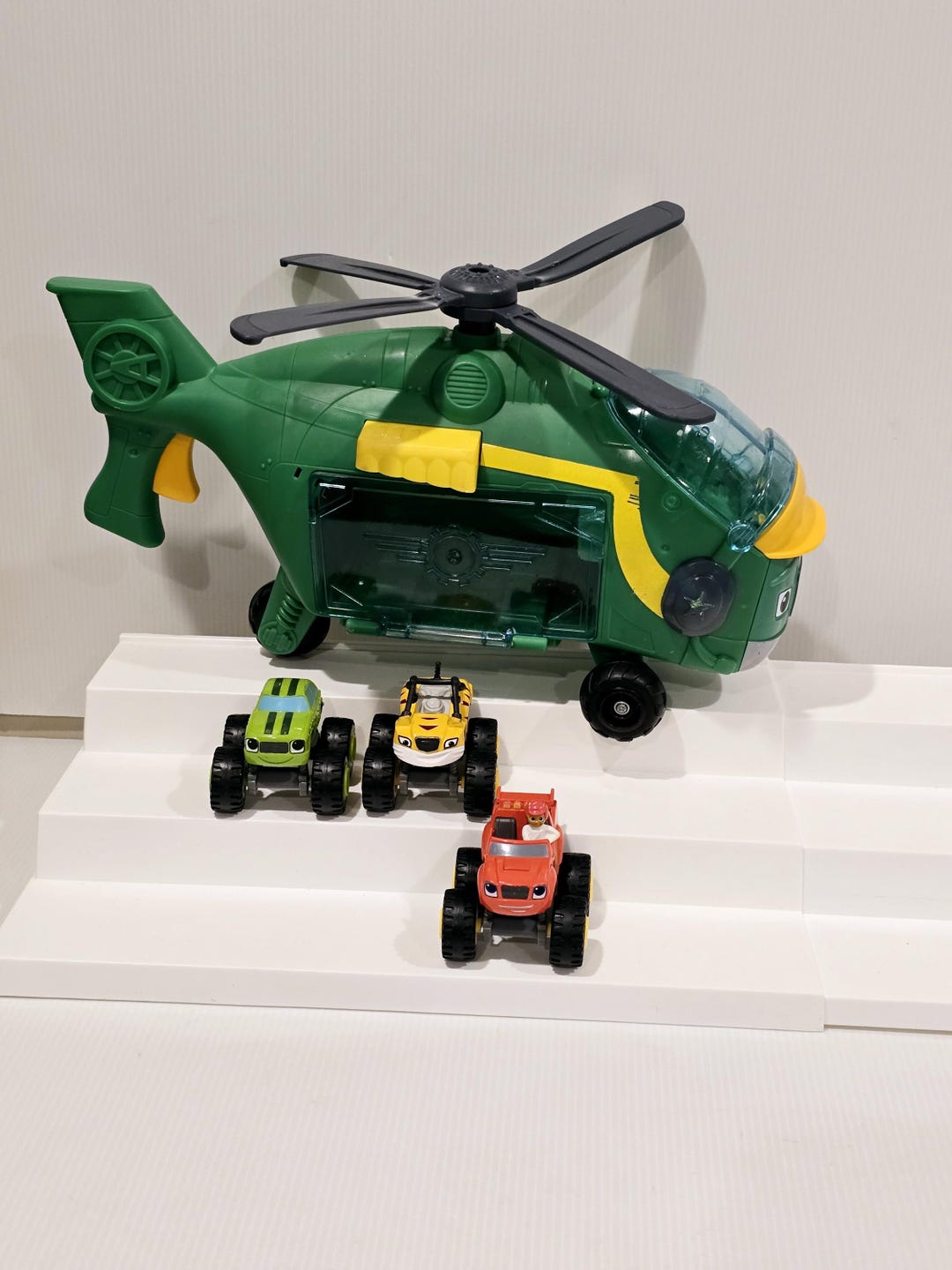 Blaze and the Monster Machines Swoops Helicopter With Trucks - Etsy
