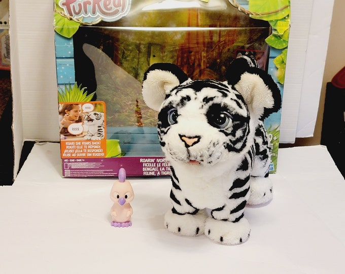 Black/white Furreal Roarin Ivory Tiger Interactive Pet Toys R Us ...