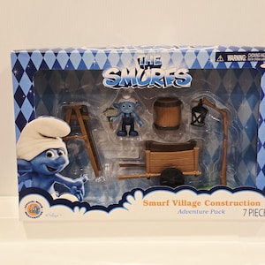 The Smurfs Smurf Village Construction Adventure Pack - Etsy