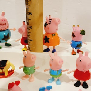 Peppa Pig Action Figure Set - Etsy