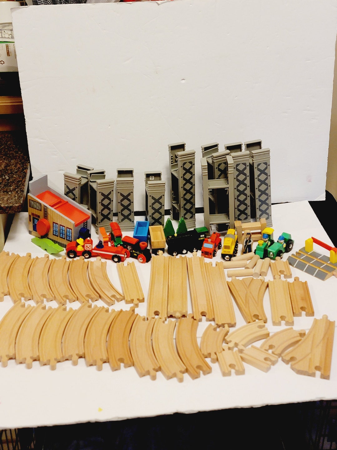 Toys R Us Imaginarium Train Set Lot Wooden - Etsy