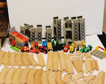 Toys R Us Imaginarium Wooden Train Set - Etsy