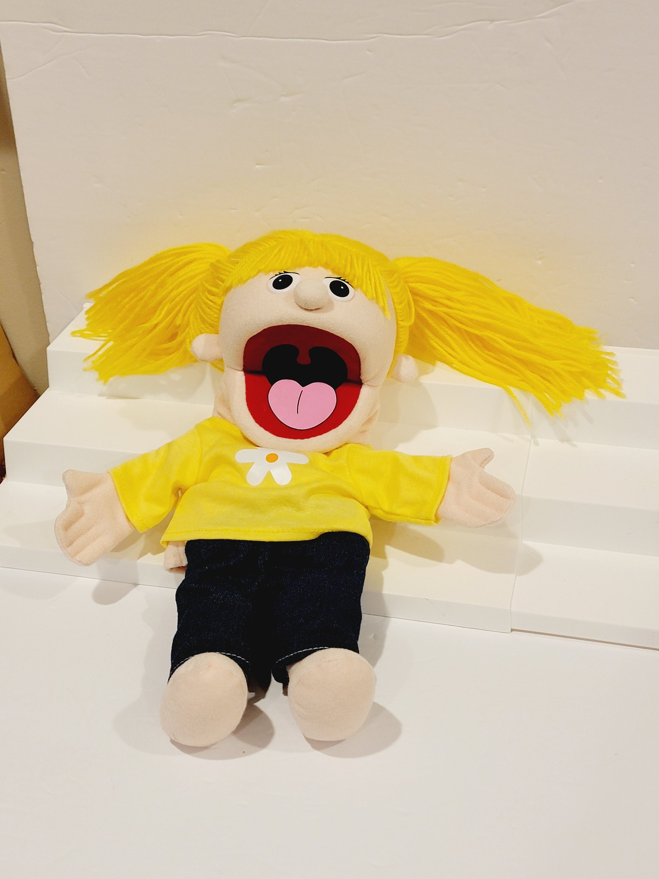 Silly Puppets Katie Hand Puppet Doll Plush 14 - Etsy