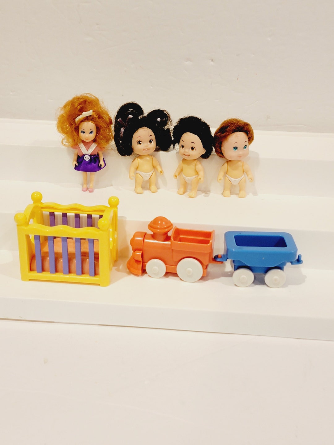 Vintage Tyco Quints Mini Baby Mix Dolls Set With Accessories - Etsy