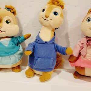 TY Beanie Baby Alvin and the Chipmunks Plush Set - Etsy