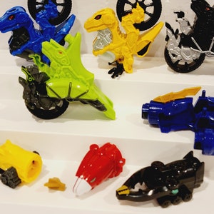 Power Ranger Dino Charge Motorcycle Super Megaforce Zord Set - Etsy