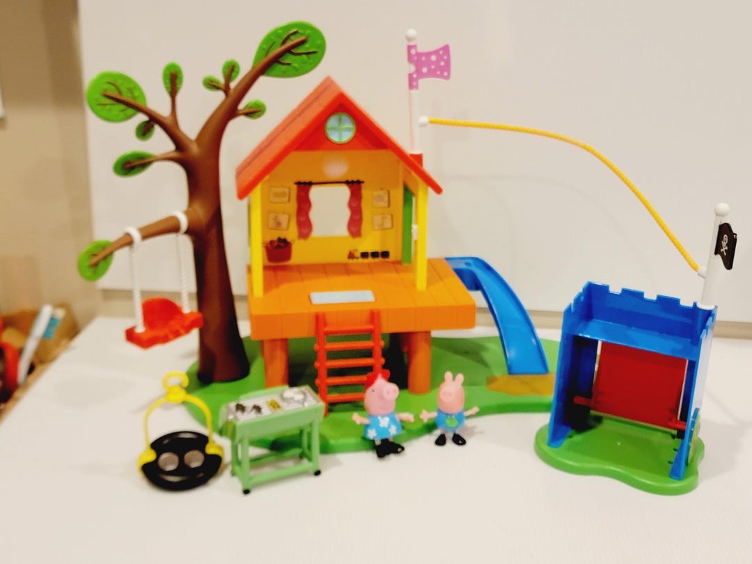 Peppa Pigs Treehouse & George Fort Light Sound Treehouse - Etsy
