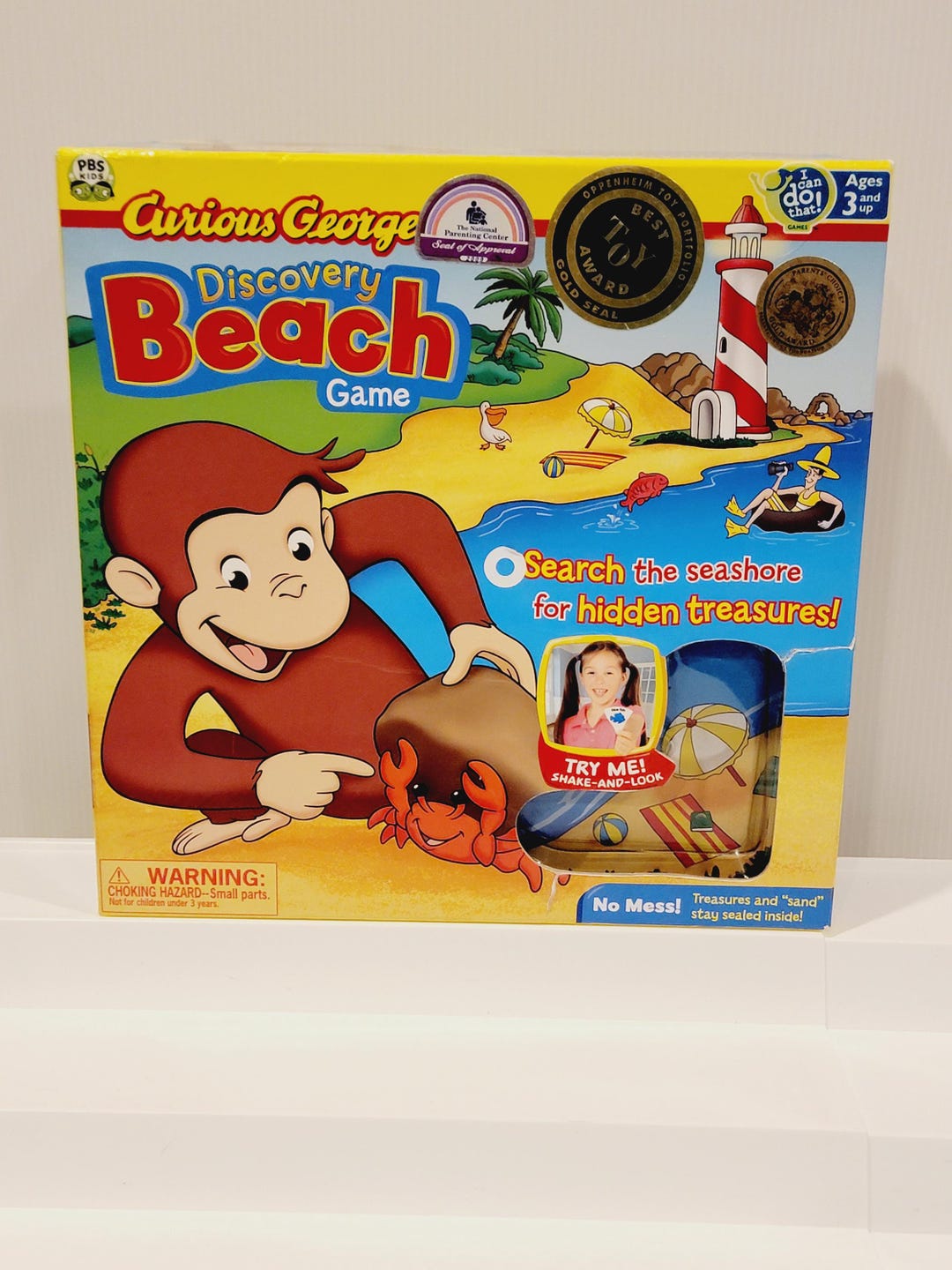 Curious George Discovery Beach Game 2009 I Can Do That Games PBS Kids ...