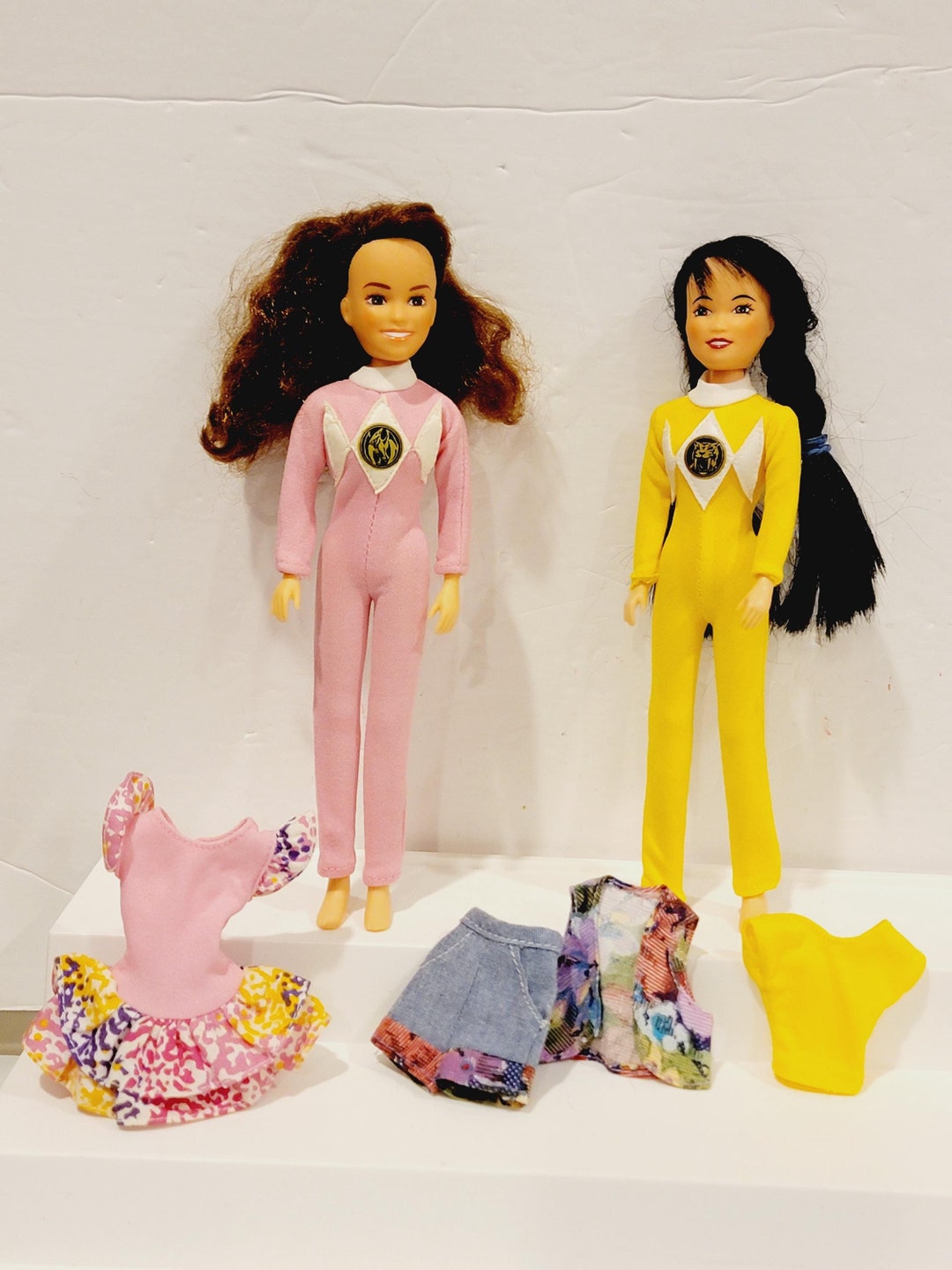 Might Morphin’ Power Rangers Yellow & Pink Rangers Trini and Kimberly ...