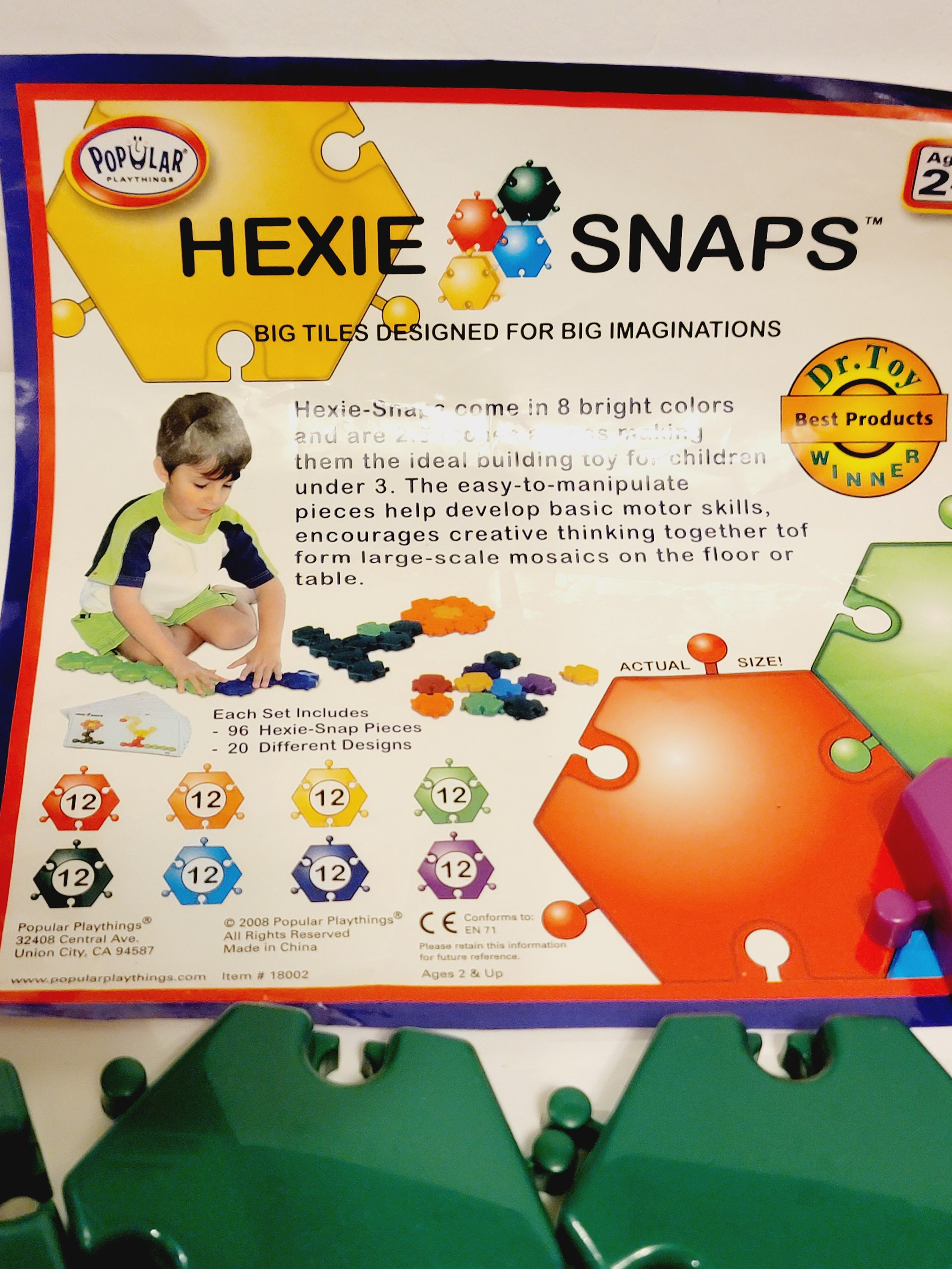 Hexie Snaps Kids Building Leaning Set 95 Pieces - Etsy