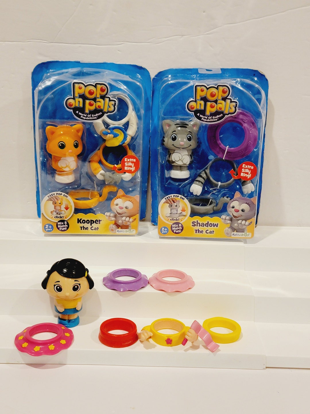 Pop on Pals Mini Doll Set - Etsy