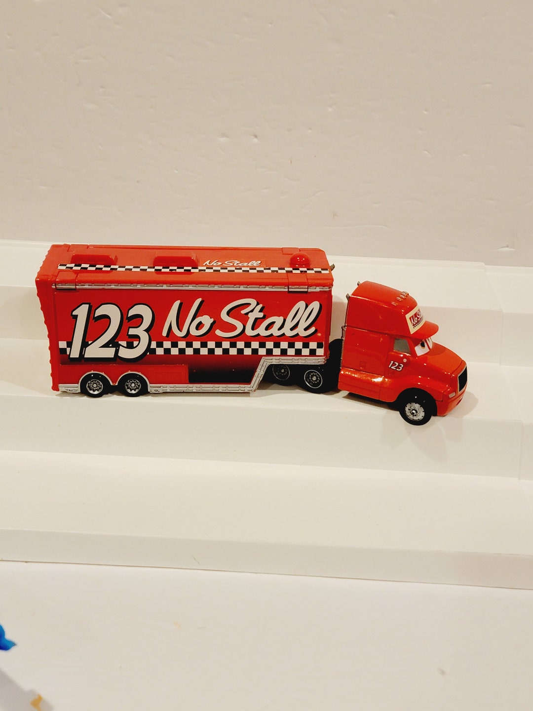 Disney Pixar Cars No Stall 123 Car Hauler Truck Trailer Car Set - Etsy