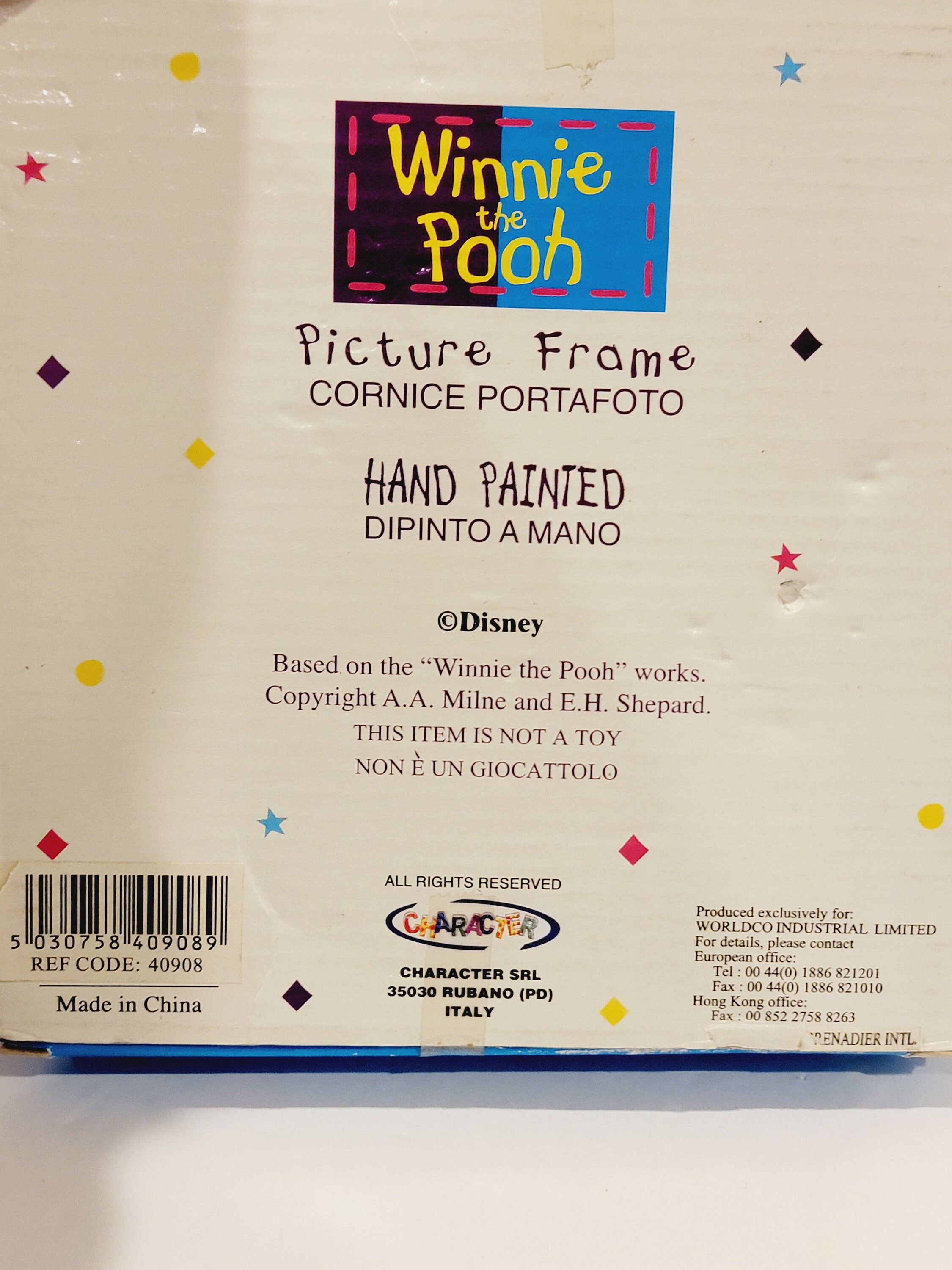 Winnie the Pooh Tigger Picture Frame Worldco Industrial - Etsy