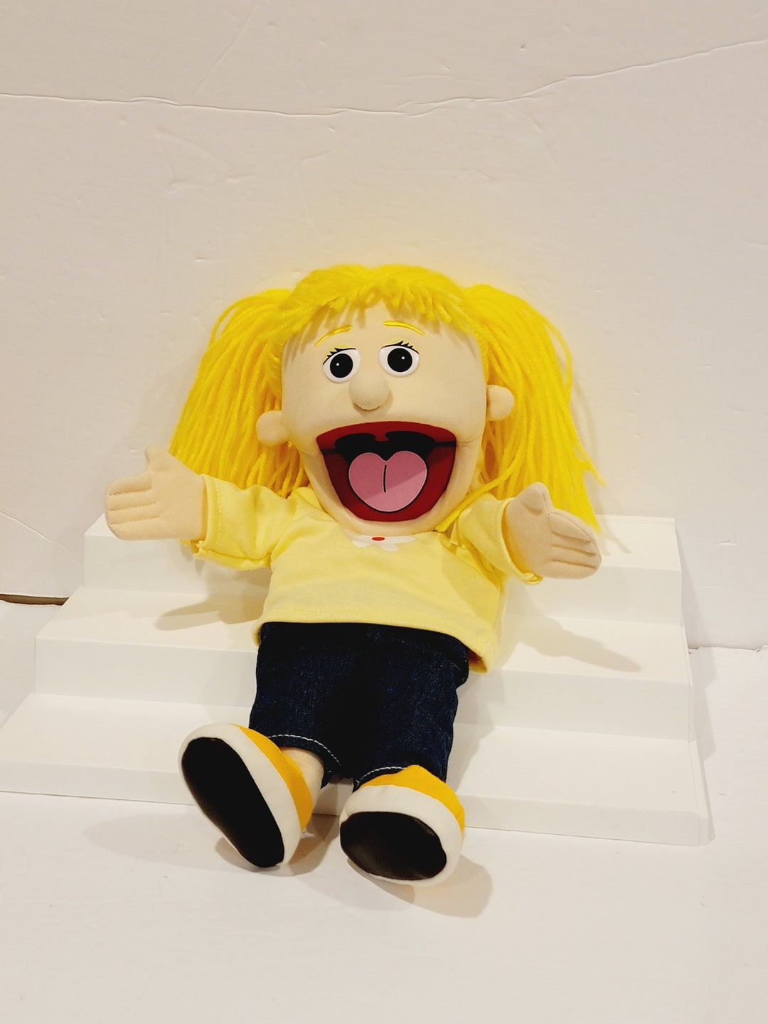 Silly Puppets 14 Katie Peach Girl Hand Puppet - Etsy