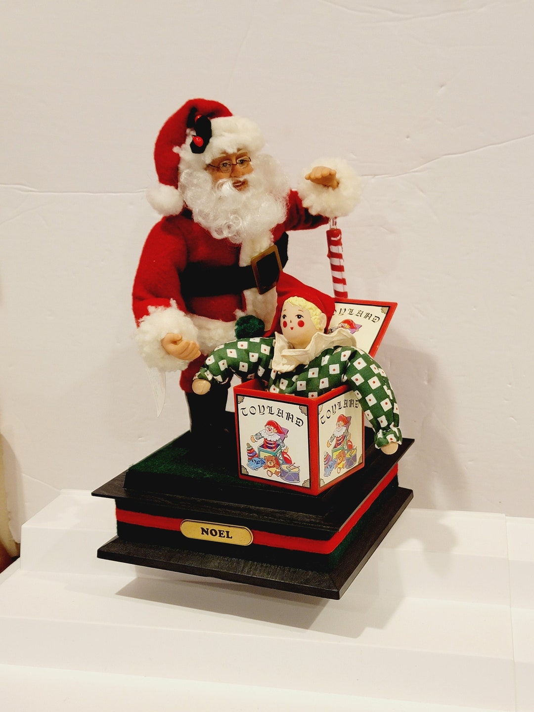 VTG 1993 Holiday Creations Noel Santa Claus 11 Animated Novelty Figure ...