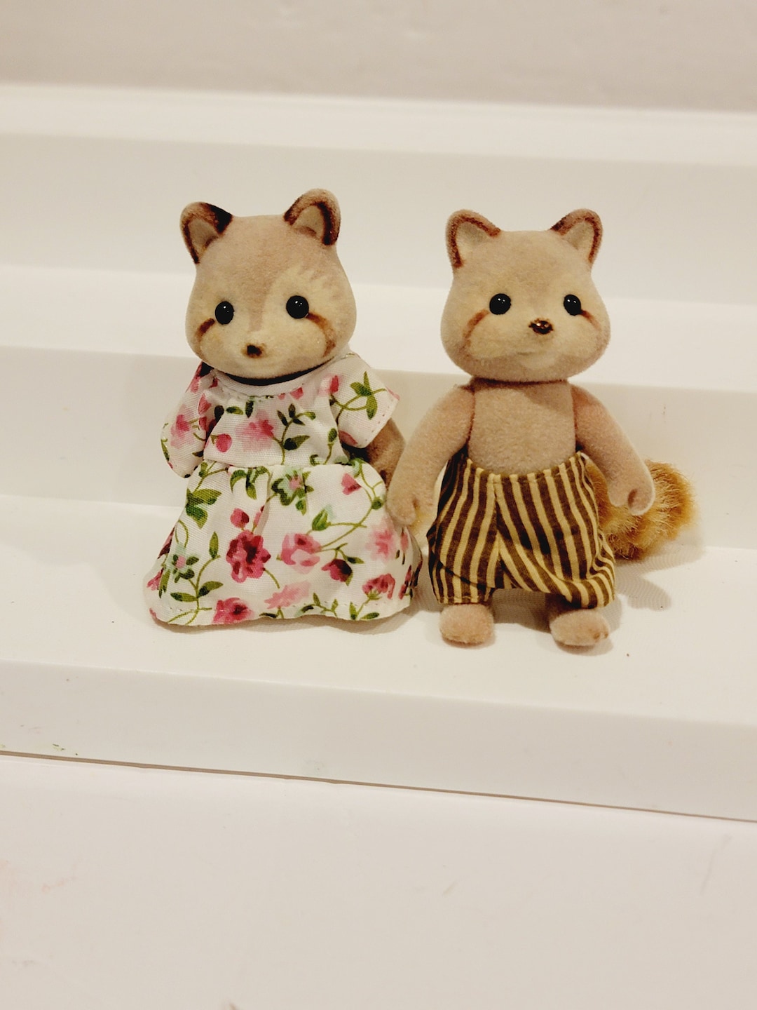 Calico Critters Sylvanian Families Mulberry Raccoons Figure Set - Etsy