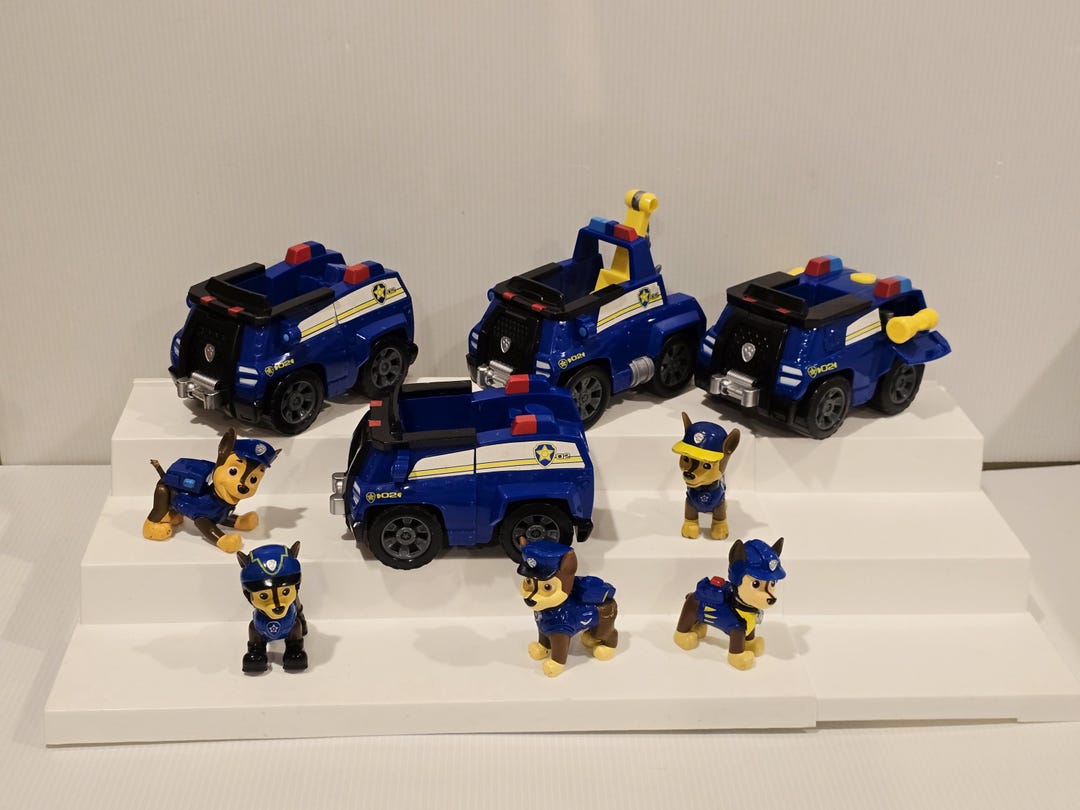 Paw Patrol Chase Vehicle and Figure Set - Etsy