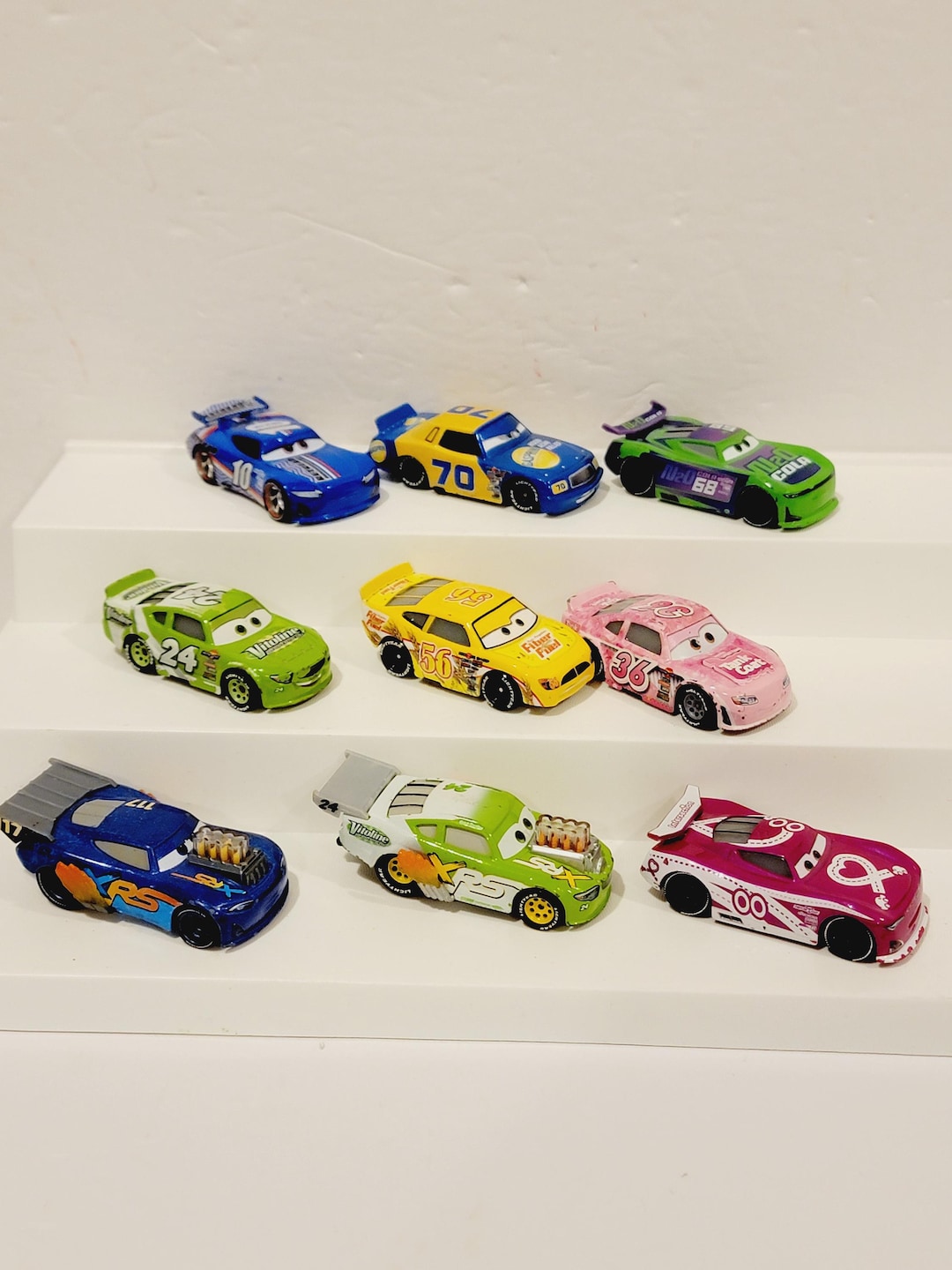 Disney Pixar Cars Movie Piston Cup Diecast Racers Set - Etsy