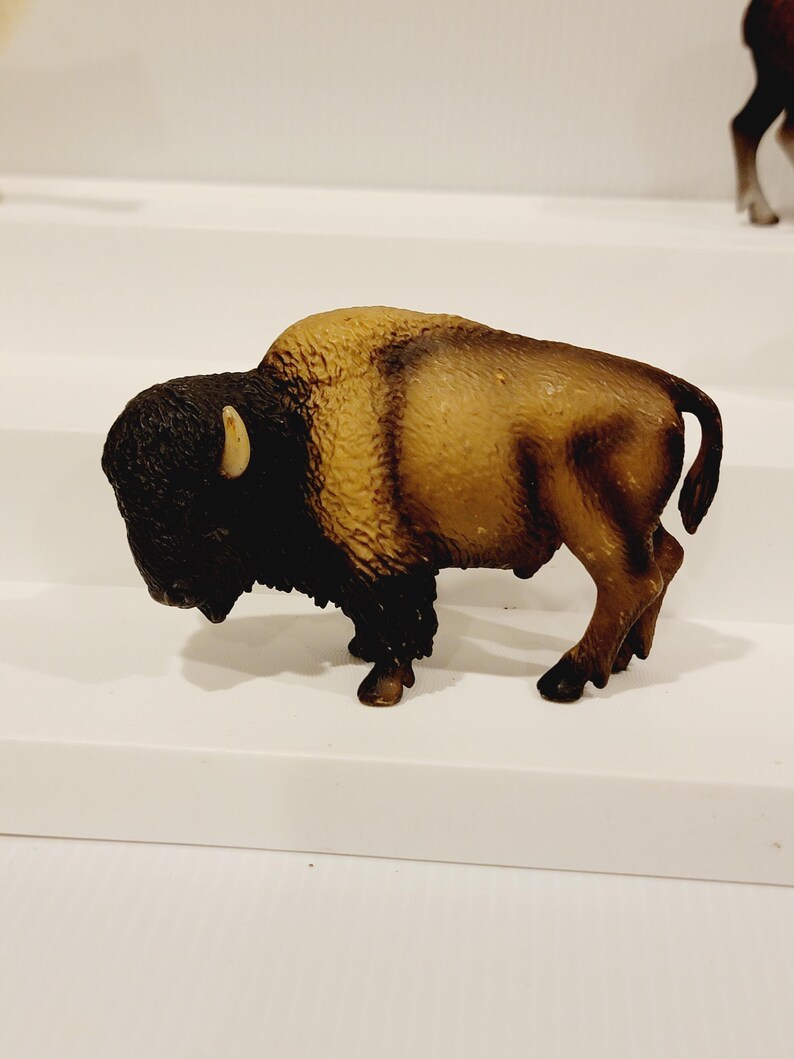 Schleich American Bull Buffalo Bison Animal Figure Toy Figurine ...
