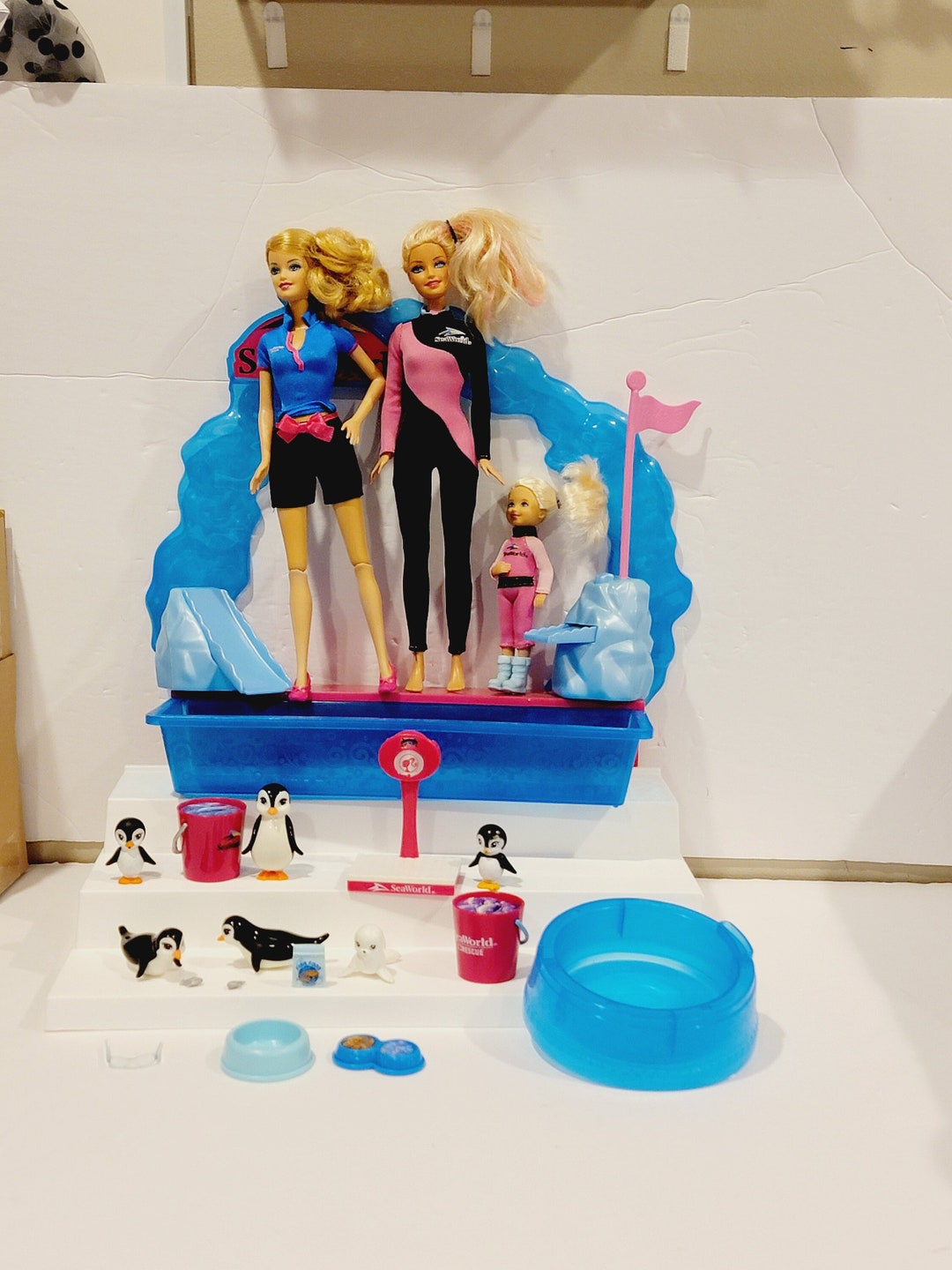 Barbie Sea World Trainer and Baby Animal Rescuer Set - Etsy
