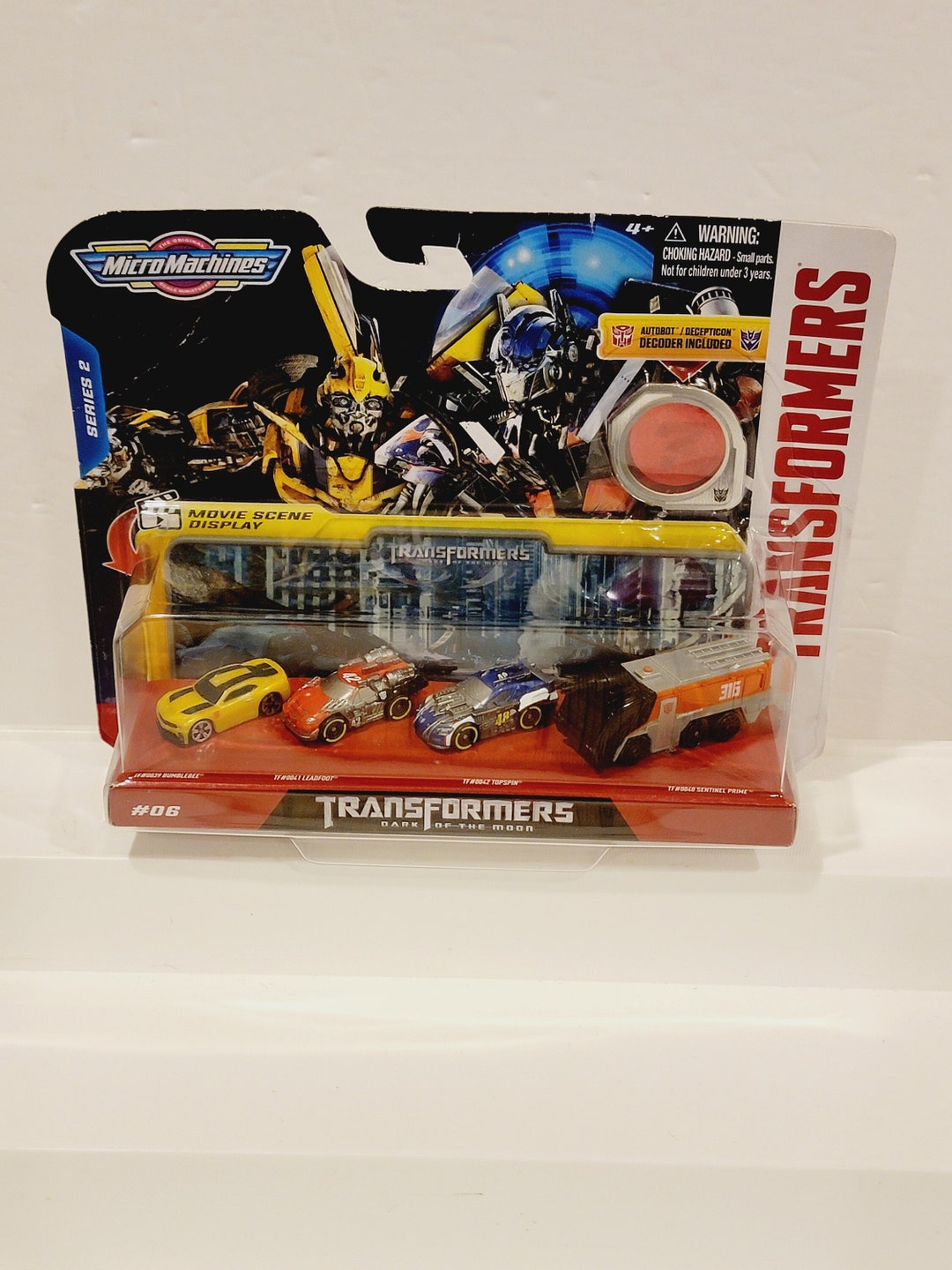 Micro Machines Transformers Series 2 06 Bumblebee Leadfoot Topspin ...