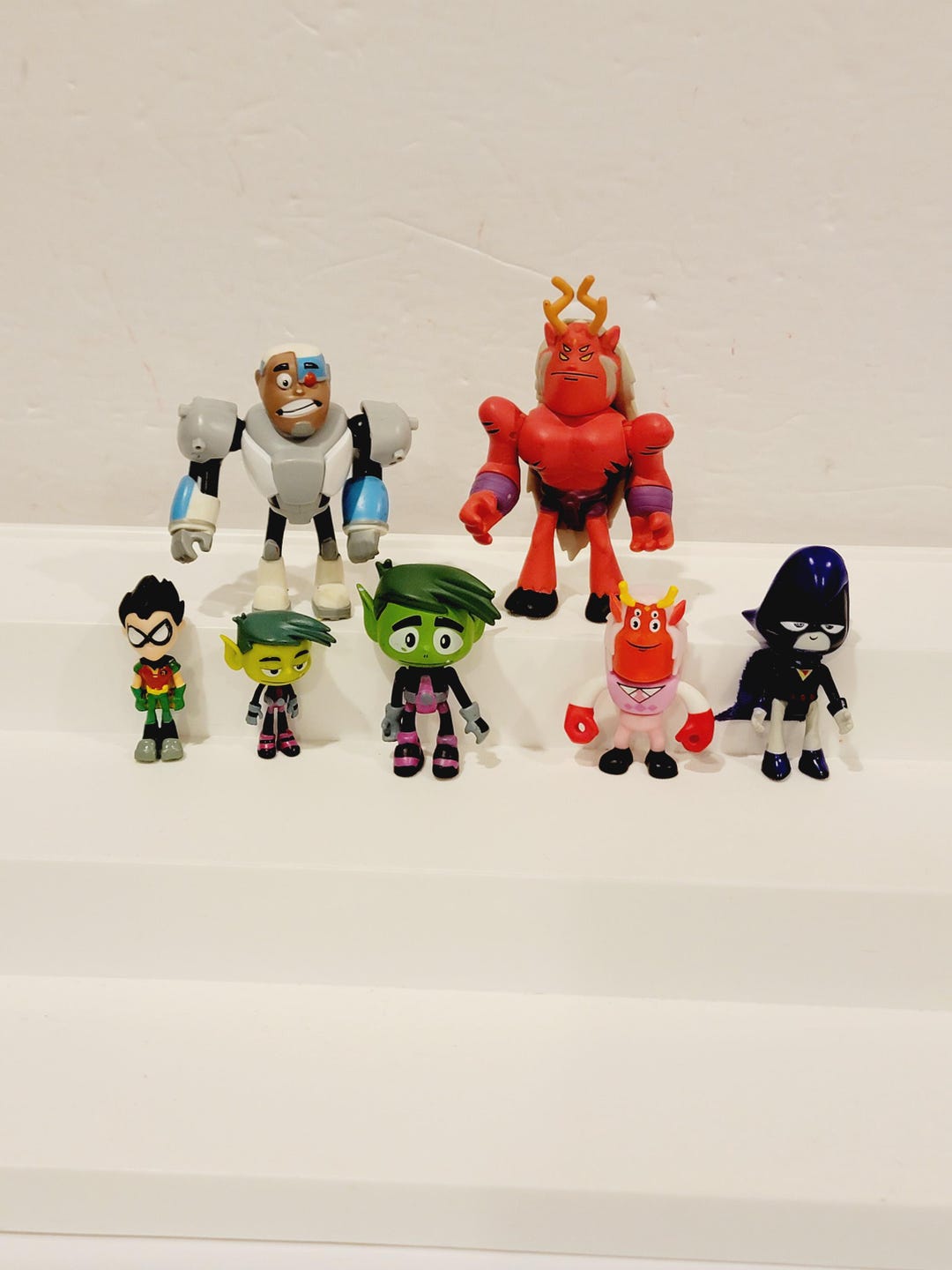Teen Titans Go Mini Figure Set - Etsy