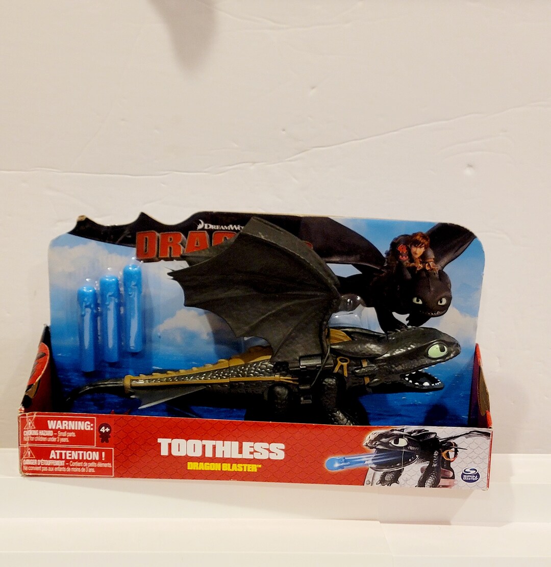 Toothless Dragon Blaster W/ Foam Darts How to Train Your Dragon Figure ...